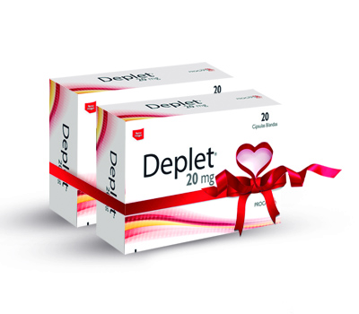 DEPLET 20 MG CÁPSULAS VÍA ORAL (1+1)