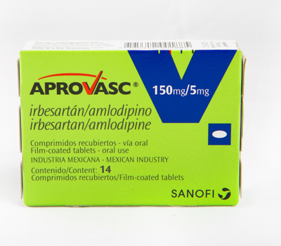 APROVASC 150MG/5MG TABLETAS VIA ORAL