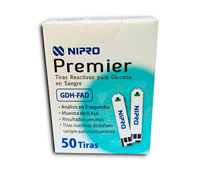 Nipro Glucómetro Premier + Tiras | Nipro | La Bomba