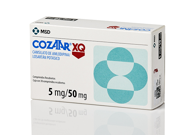 COZAAR XQ 5MG/50MG TABLETAS VIA ORAL