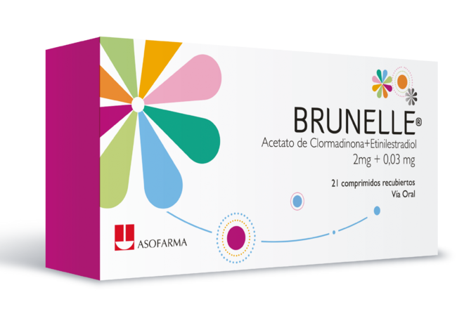BRUNELLE 2MG/0.03 MG TABLETAS VÍA ORAL