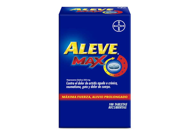 ALEVE MAX 550 MG TABLETAS VIA ORAL