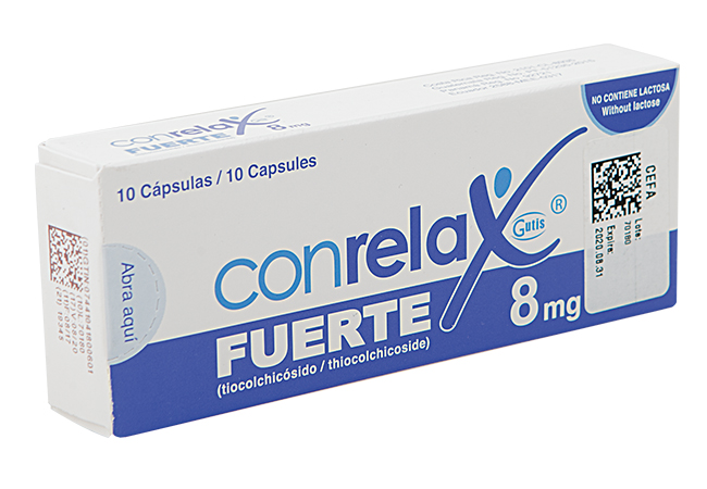 CONRELAX FUERTE 8MG CÁPSULAS VÍA ORAL