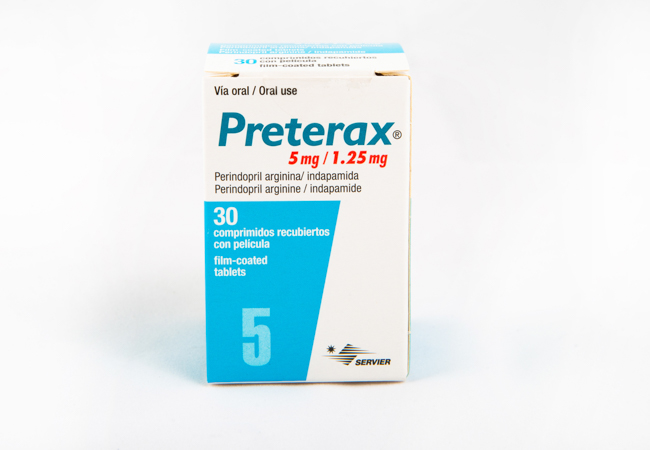 PRETERAX 5MG/1.25MG TABLETAS VIA ORAL