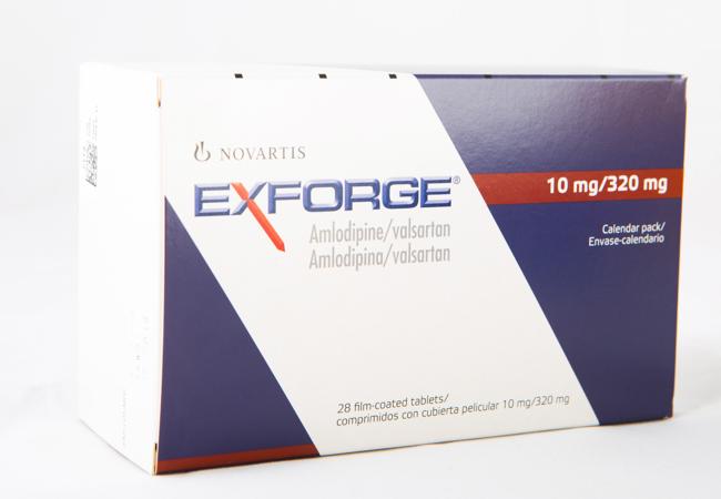 EXFORGE 10MG/320MG X28 TABLETAS VIA ORAL