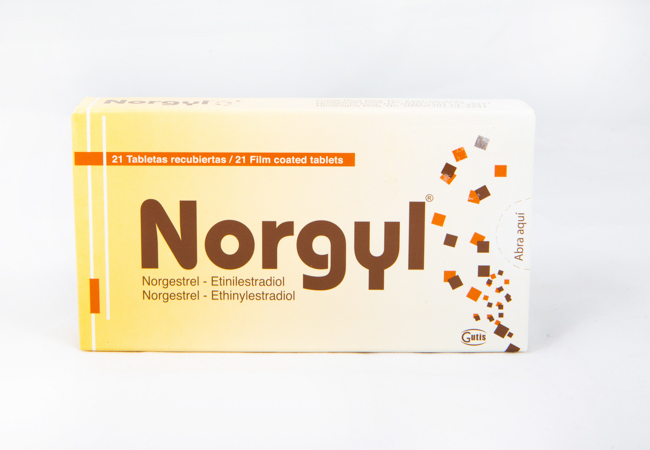 NORGYL TABLETAS VIA ORAL