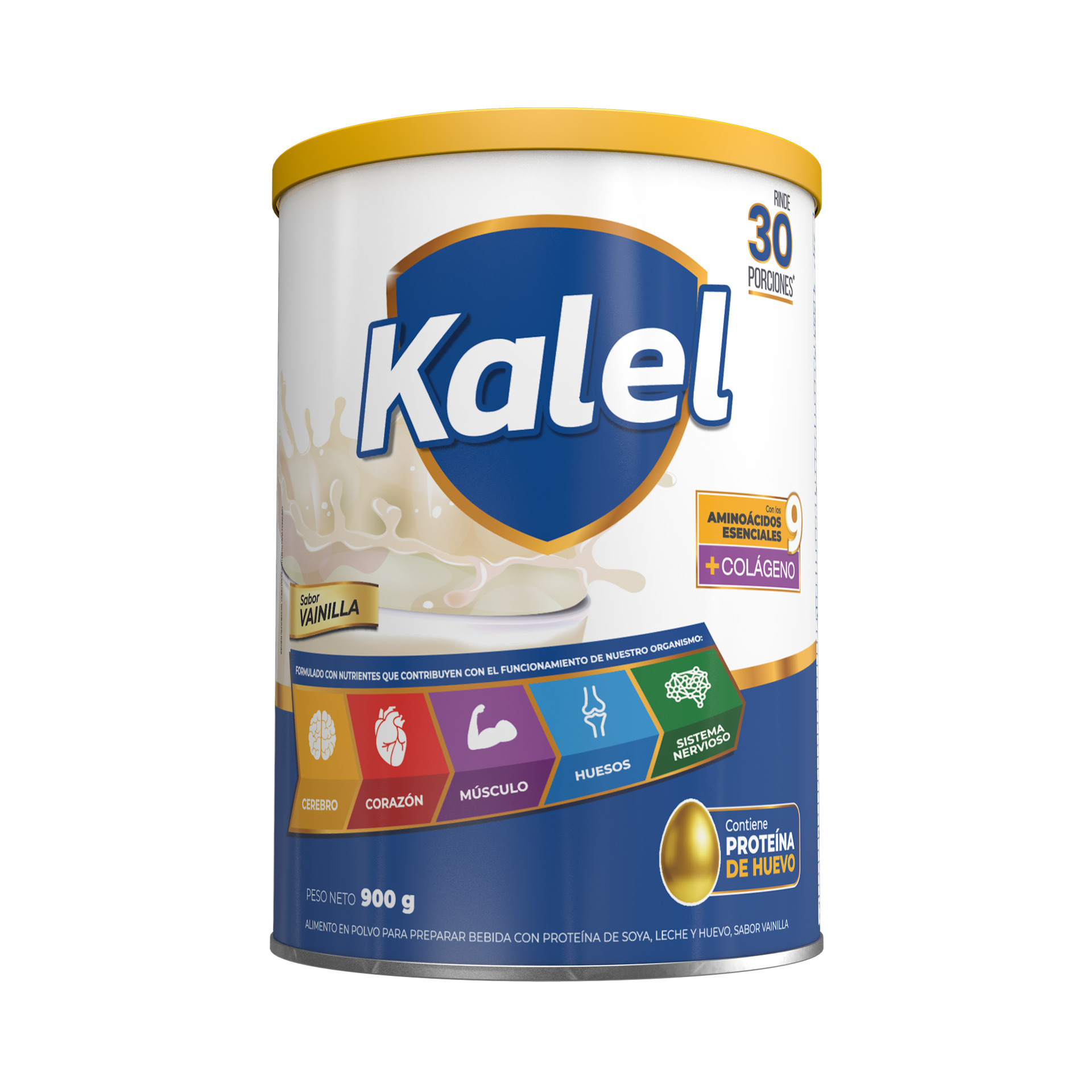 KALEL SABOR VAINILLA POLVO 900 GRAMOS