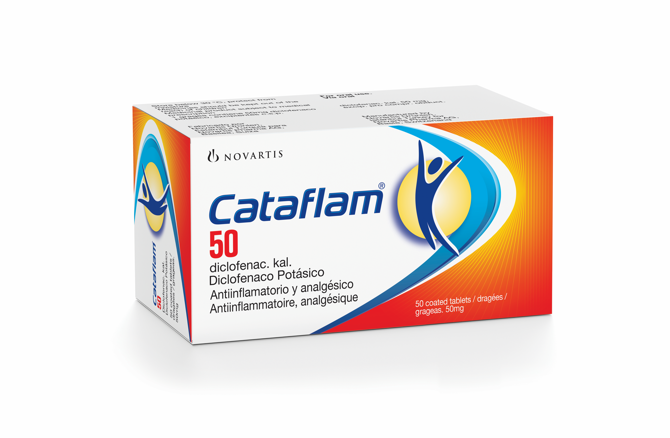 CATAFLAM 50 MG TABLETAS VIA ORAL