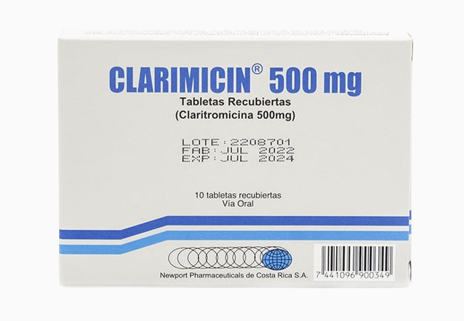 CLARIMICIN 500 MG TABLETAS