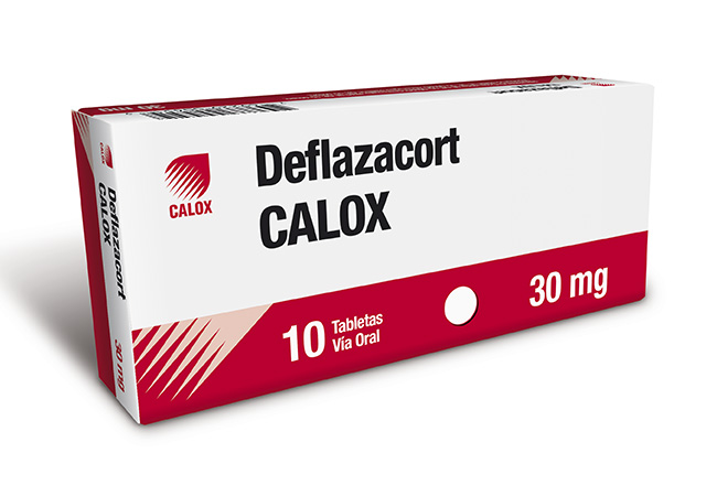 DEFLAZACORT CALOX 30 MG TABLETAS VIA ORAL