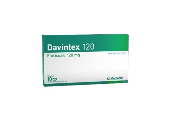 DAVINTEX 120 mg x 10 COMPRIMIDOS