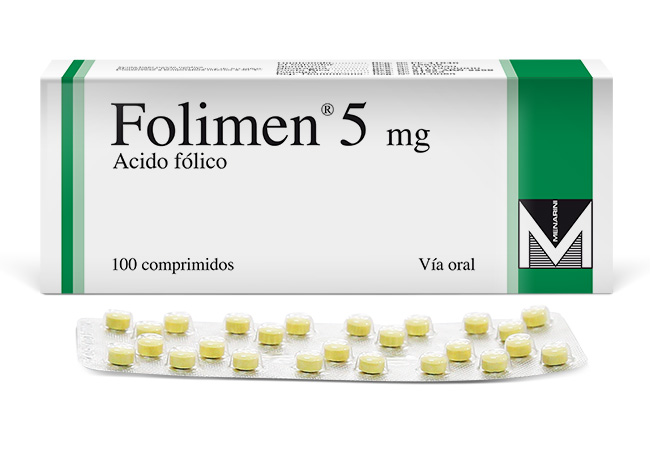 FOLIMEN 5 MG TABLETAS VIA ORAL