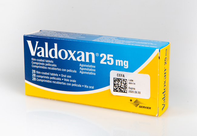 VALDOXAN 25 MG TABLETAS VIA ORAL