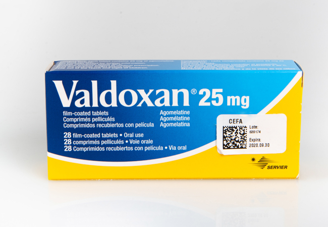VALDOXAN 25 MG TABLETAS VIA ORAL