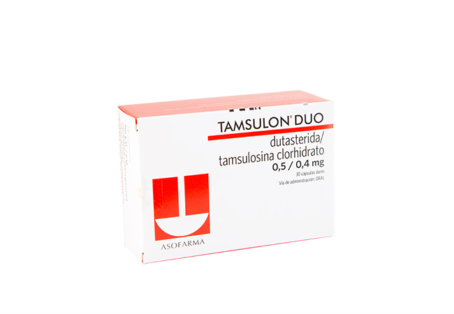 TAMSULON DUO 0,5MG/0,4MG TABLETAS VIA ORAL