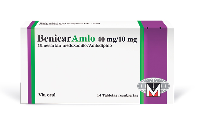 BENICAR AMLO 40/10MG TABLETAS VÍA ORAL