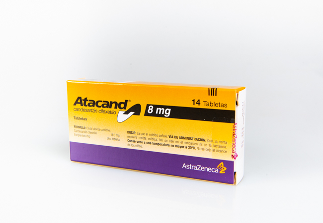 ATACAND 8 MG TABLETAS VIA ORAL