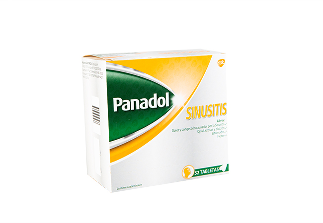 PANADOL SINUSITIS TABLETAS VIA ORAL