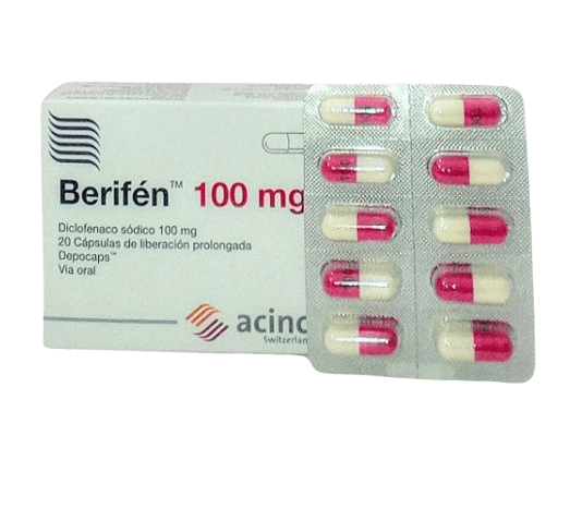 BERIFEN 100 MG TABLETAS VIA ORAL