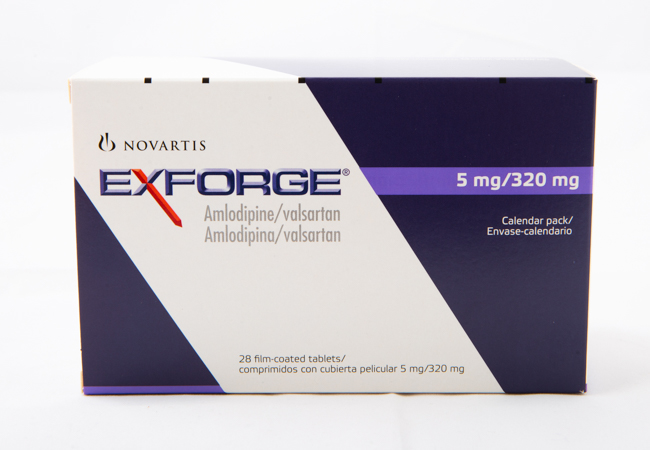 EXFORGE 5MG/320MG X28 TABLETAS VIA ORAL