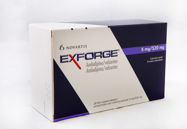 EXFORGE 5MG/320MG X28 TABLETAS VIA ORAL