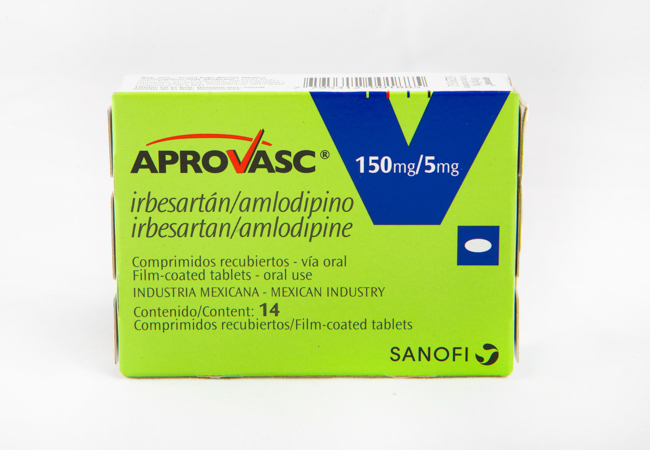 APROVASC 150MG/5MG TABLETAS VIA ORAL