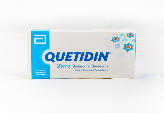 QUETIDIN 25 MG TABLETAS VIA ORAL