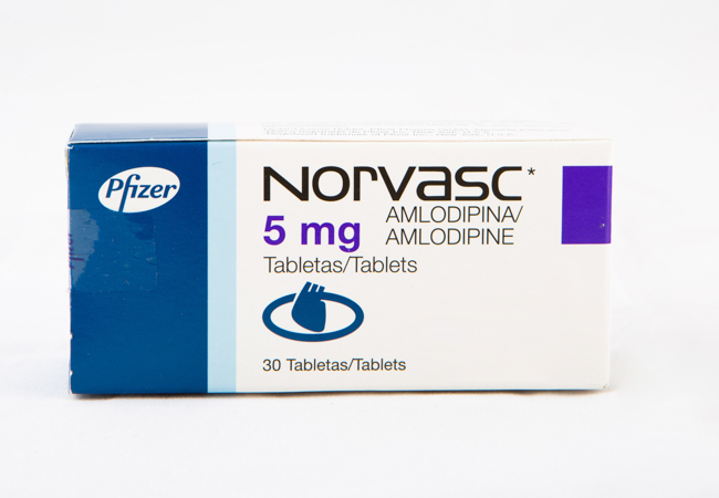 NORVASC 5 MG TABLETAS VIA ORAL