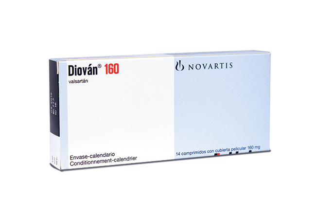 DIOVAN 160 MG TABLETAS VIA ORAL