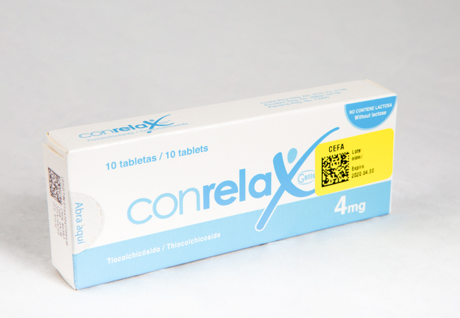 CONRELAX 4 MG TABLETAS VIA ORAL