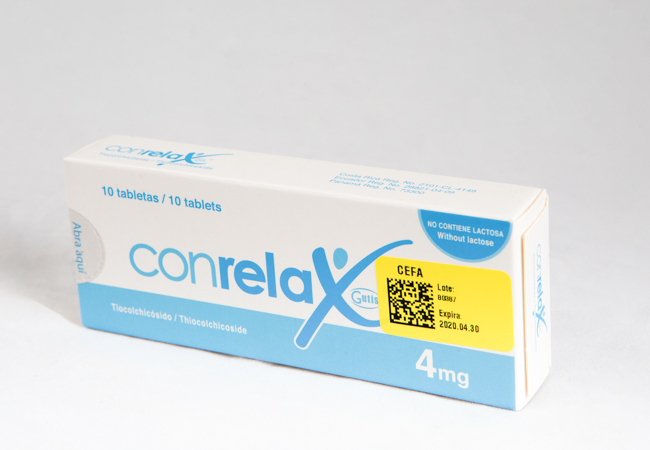 CONRELAX 4 MG TABLETAS VIA ORAL