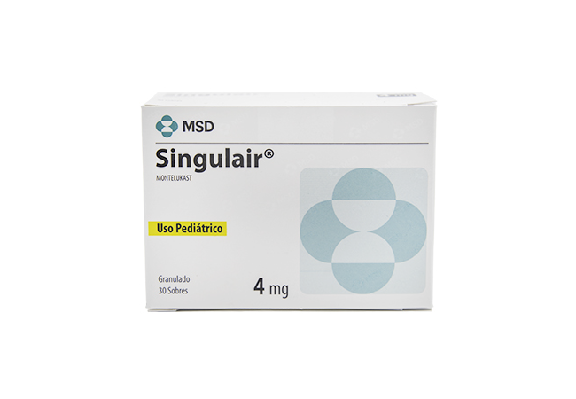 SINGULAIR GRANULADO 4MG SOBRES