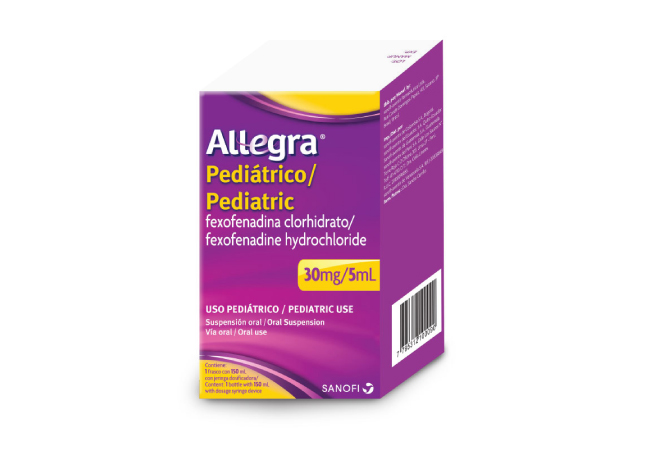 ALLEGRA PEDIATRICO 150 ML JARABE VIA ORAL