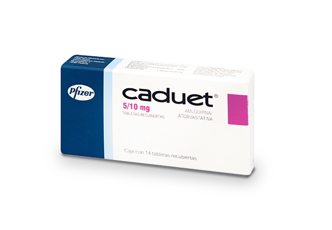 CADUET 5/10 MG TABLETAS VIA ORAL