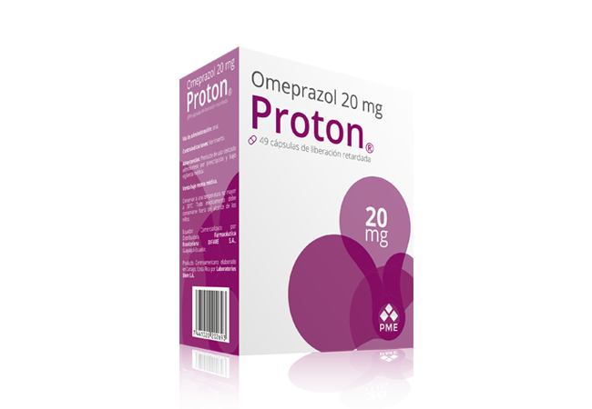 PROTON 20 MG TABLETAS VIA ORAL
