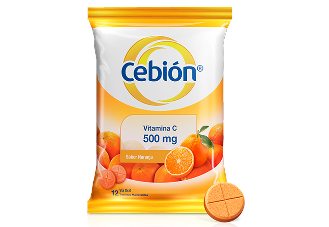 CEBIÓN MASTICABLE SABOR NARANJA