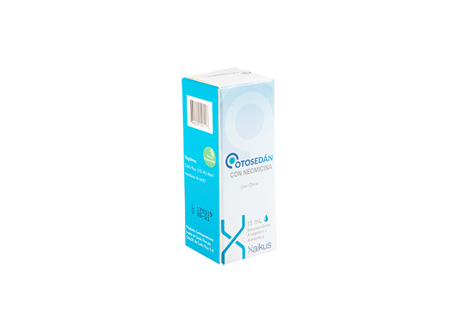OTOSEDAN CON NEOMICINA 15 ML SOLUCIÓN ÓTICO