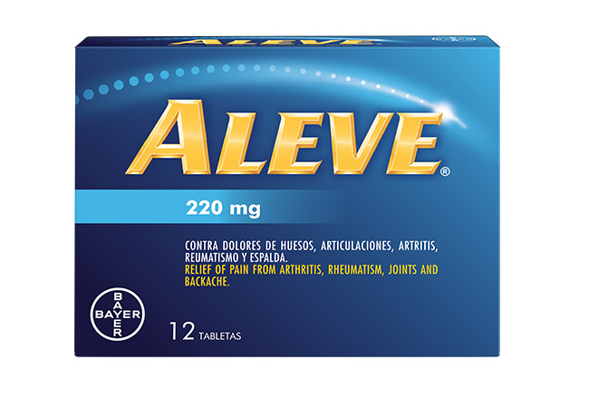 ALEVE 220 MG TABLETAS VIA ORAL