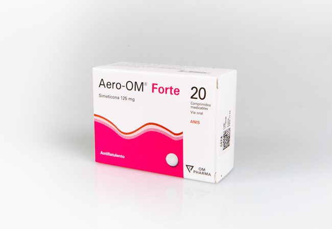 AERO OM FORTE 125 MG TABLETAS VIA ORAL