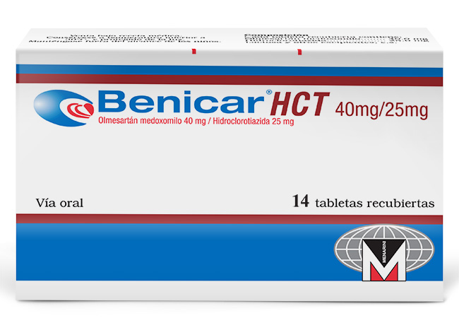 BENICAR HCT 40/25MG TABLETAS VIA ORAL