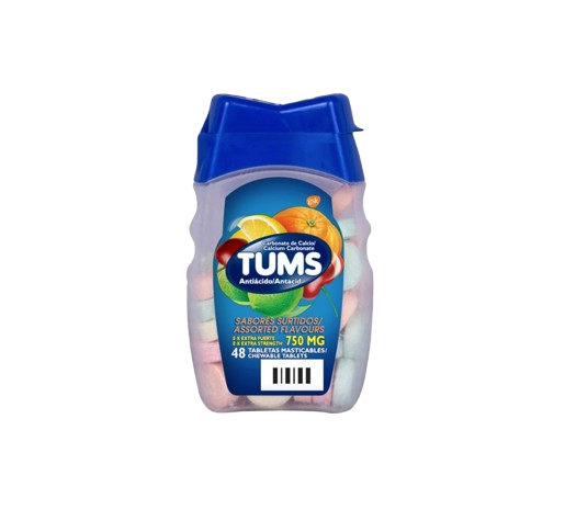 Tums 48 tabletas masticables
