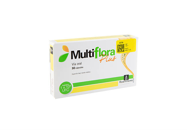 MULTIFLORA PLUS TABLETAS VIA ORAL