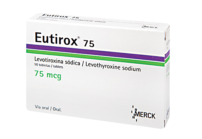 EUTIROX 75 MCG TABLETAS VIA ORAL