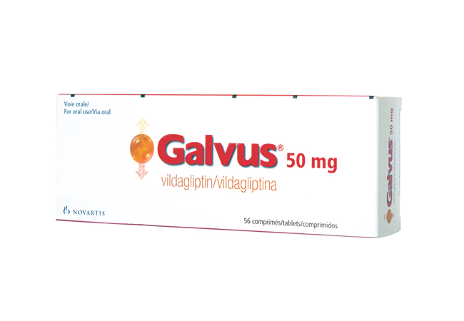 GALVUS 50 MG TABLETAS VIA ORAL