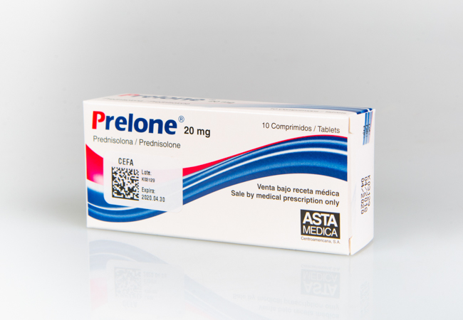 PRELONE 20 MG TABLETAS VIA ORAL