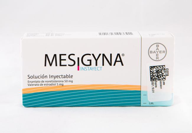MESIGYNA 1 ML JERINGA PRELLENADA INYECTABLE