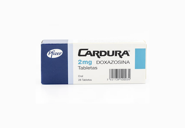 CARDURA 2 mg x 28 TABLETAS
