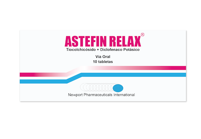 ASTEFIN RELAX 50 MG/4MG TABLETAS VÍA ORAL