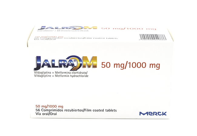 JALRA M 50 MG / 1000 MG TABLETAS VÍA ORAL