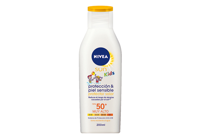 NIVEA PROTECTOR SOLAR NIÑOS PIEL SENSIBLE FPS50+